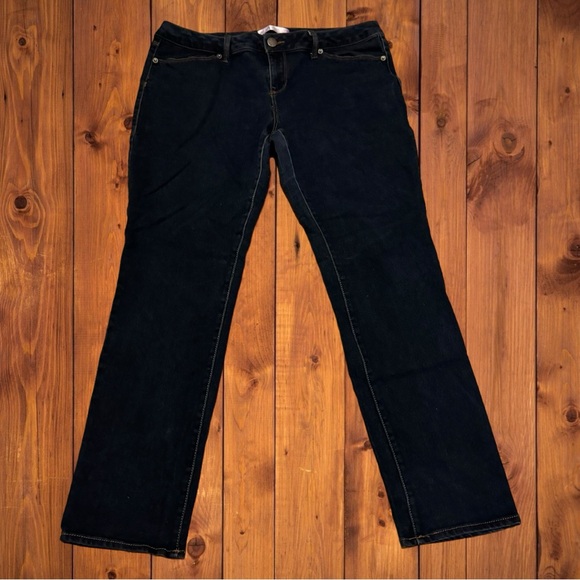 No Boundaries | Jeans | Dark Blue Jeans Denim Mom Jeans Straight Wide ...